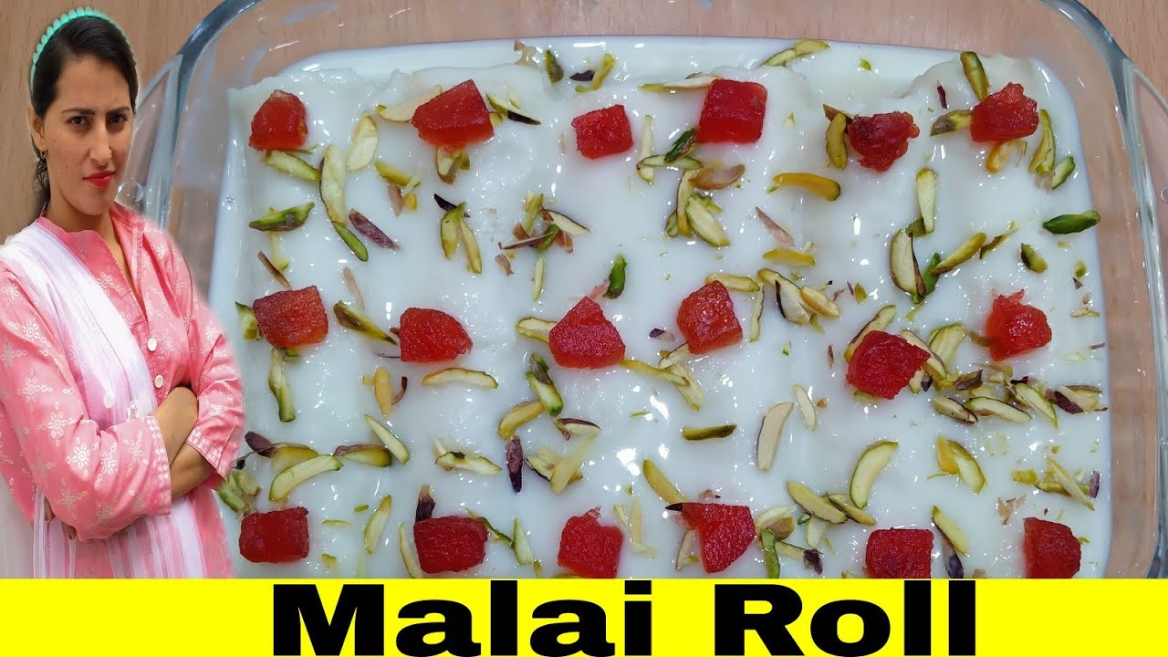 Malai Roll Recipe | Malai Roll in 15 Minute | Dessert Recipe | Faria ...