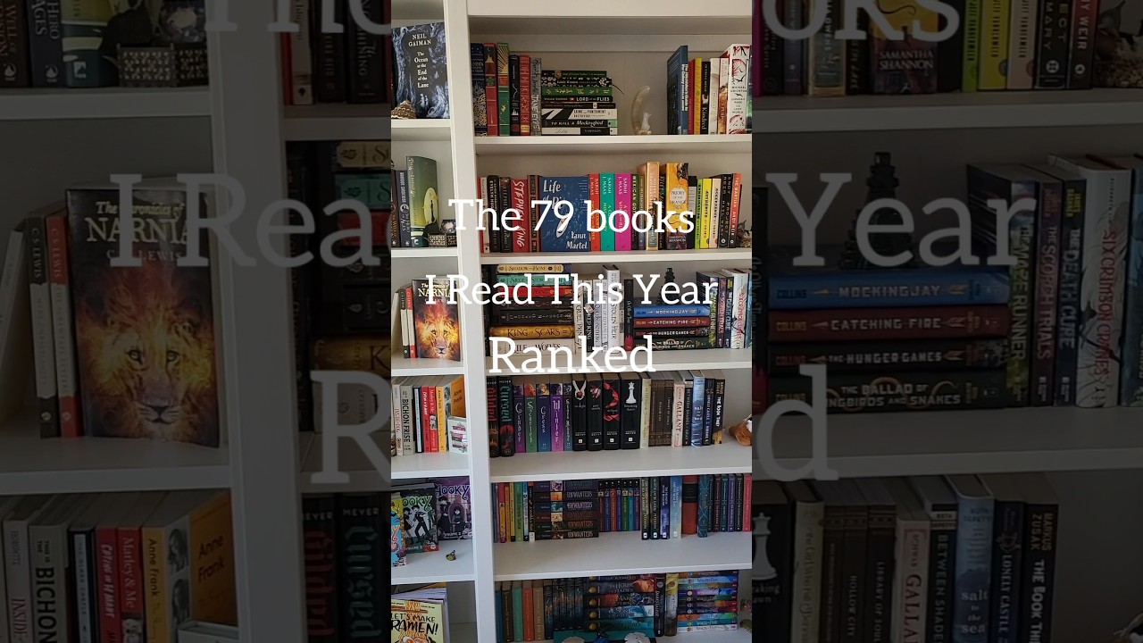 The 79 Books I Read This Year Ranked #booktok #books #ranked #book # ...