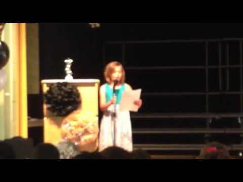 Merrit Grove- Student Council President- Graduation speech! - YouTube
