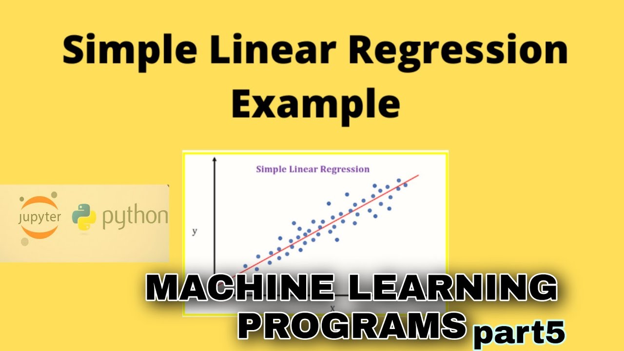 Simple Linear Regression Regression Machine Learning Programs Python Aml331 Ktubtech 0515