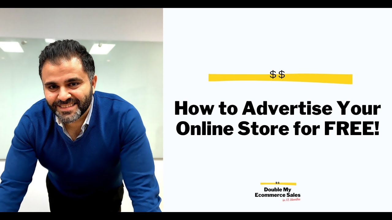 How to Advertise Your Online Store for FREE! - YouTube