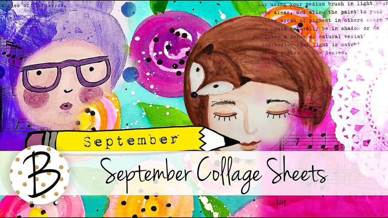 September Collage Sheets - YouTube
