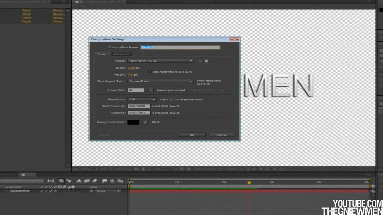 Adobe After Effects CS: Super Text & Background Tutorial PL Full HD ...