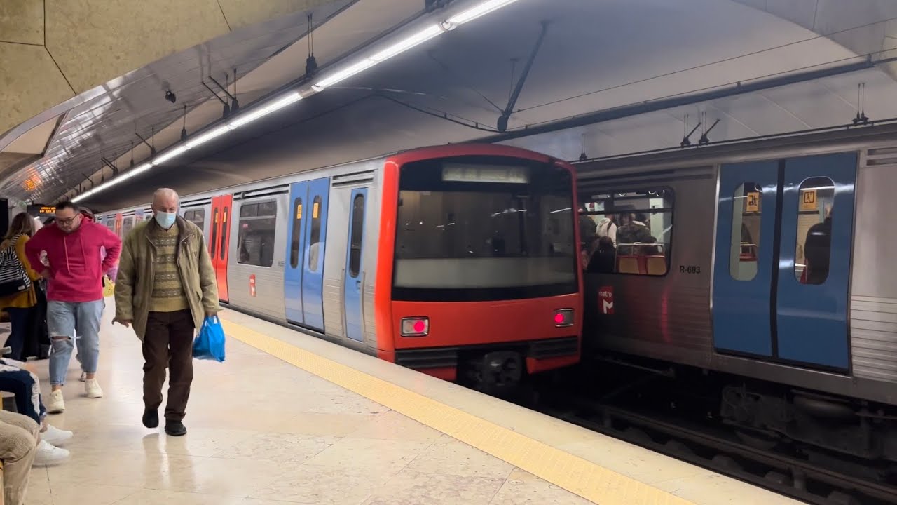 LISBON METRO ALAMEDA STATION 18-2-2023 - YouTube