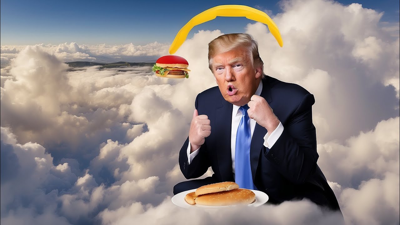 I asked AI to make Donald Trump McDonald’s in the Clouds 🍔 Commercial ...