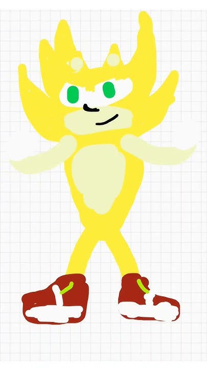 I Draw Super Sonic Youtube