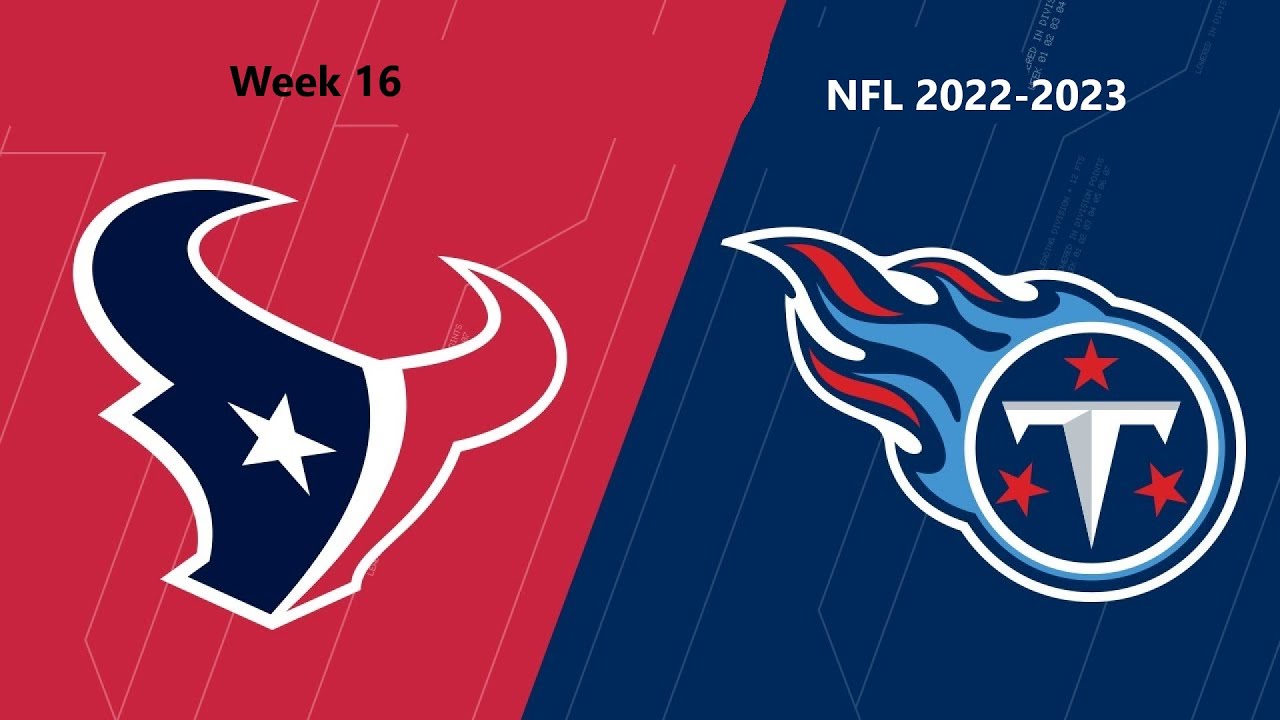 NFL 2022-2023 Season - Week 16: Texans @ Titans - YouTube