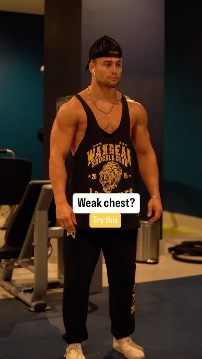 Weak chest? Let’s fix that #chestday - YouTube