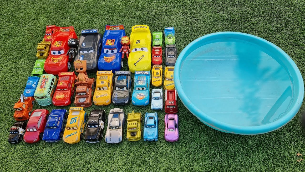 Disney Pixar Cars Learn Colors Painting Disney Cars Colorly Water MQ ...