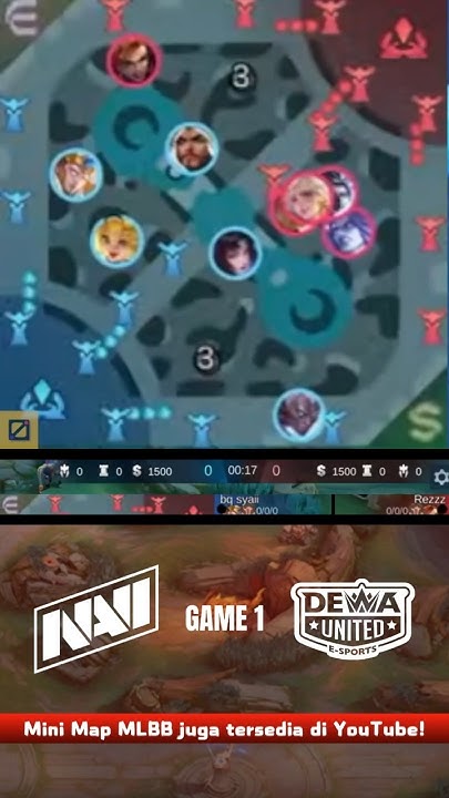 [Mini Map] NAVI vs DEWA - Game 1 - Week 6 Day 1 - Regular Season - MPL ID S15 - YouTube