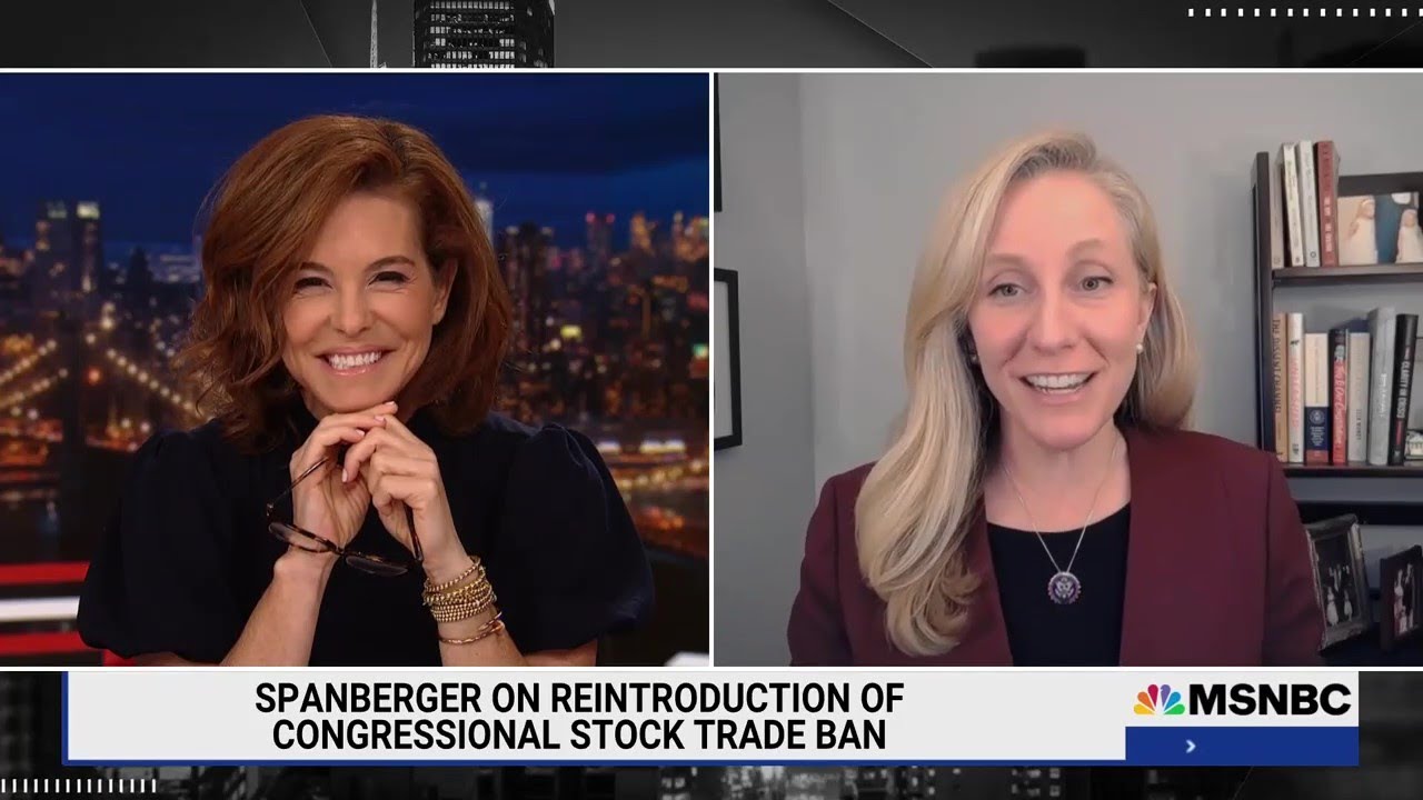 MSNBC: Spanberger Discusses Bipartisan Legislation to Ban Stock Trading ...