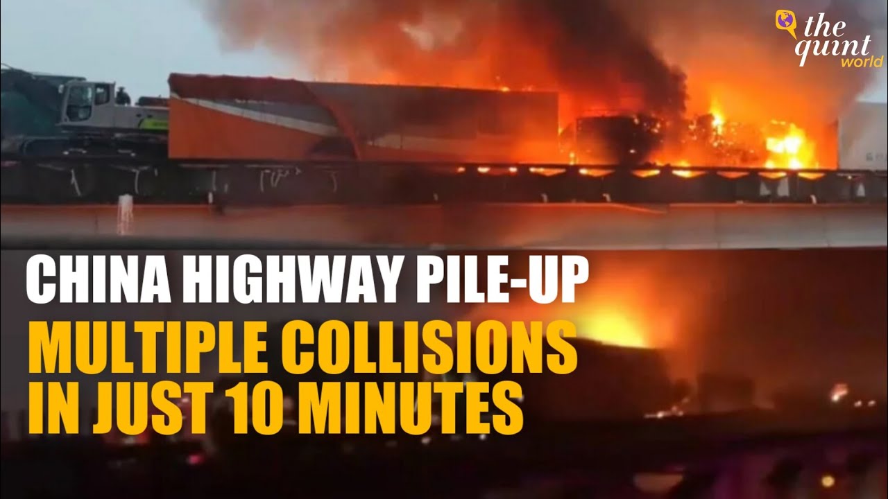 16 Killed, 66 Injured in Massive Highway Pile-up in China | What We ...