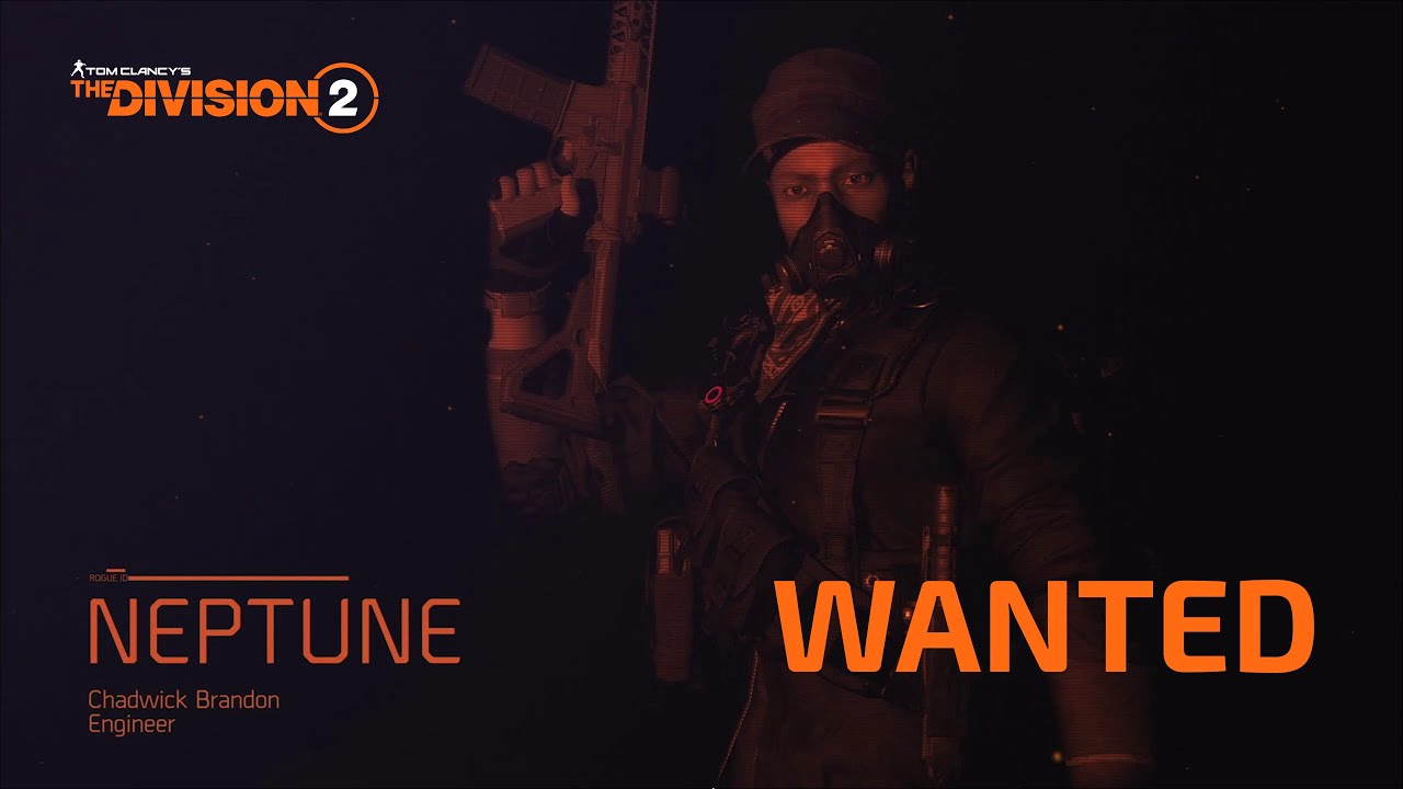 Division 2 - Rogue Agent Bounty | Chadwick "Neptune" Brandon - YouTube
