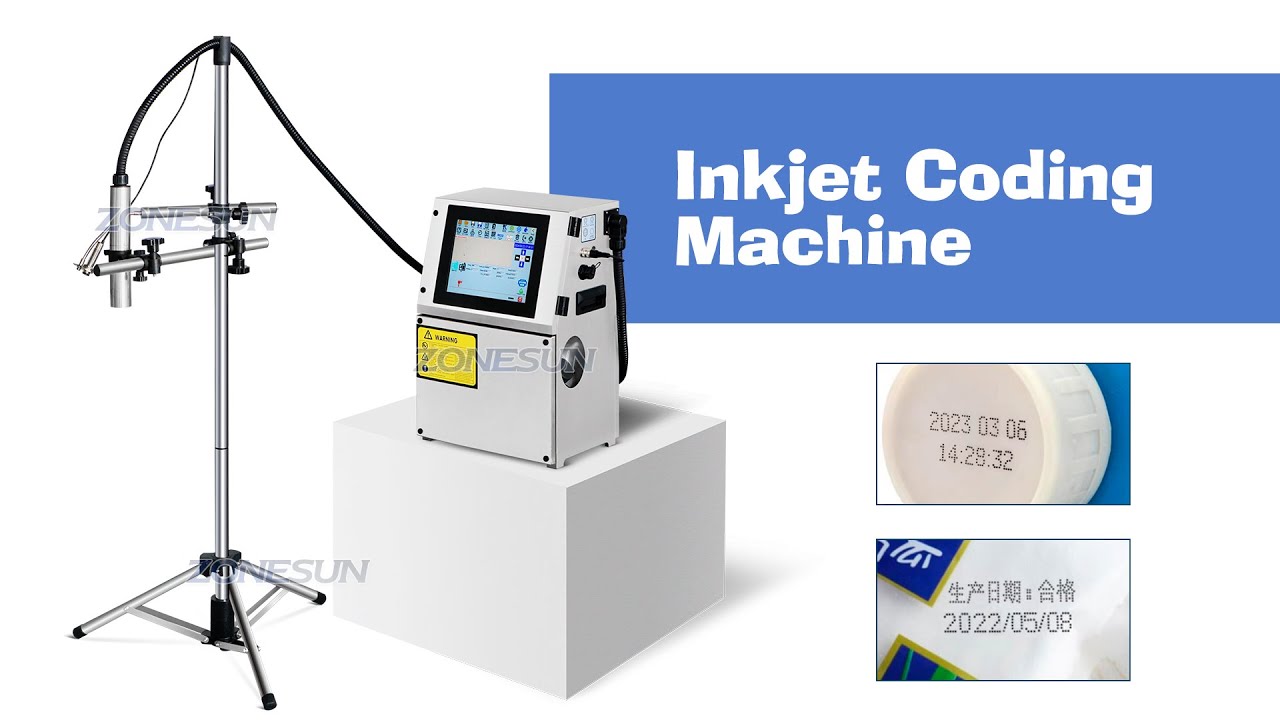 How to Debug ZS-IIP800 Date Coding Inkjet Printer - YouTube