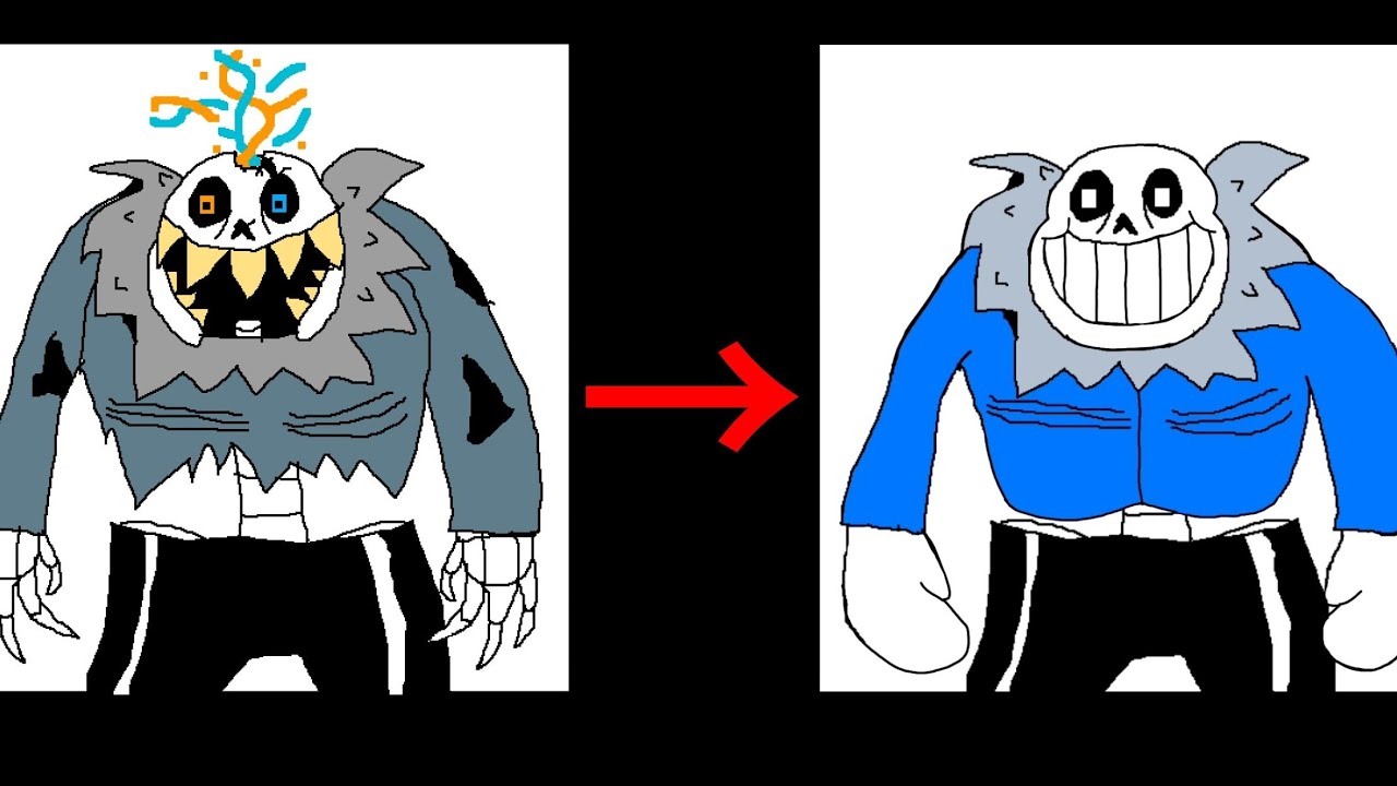 I changed the Underworld AU character into an Undertale AU character ...