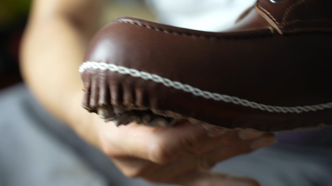 How It's Made:Handmade shoes with Norwegian stitching [asmr] - YouTube
