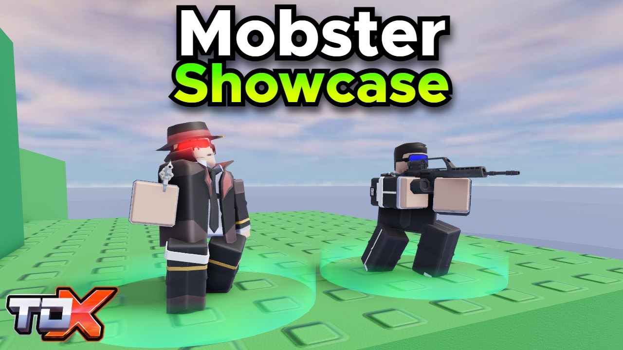 TDX Mobster Tower Showcase (Stats + Gameplay) - Tower Defense X Roblox ...