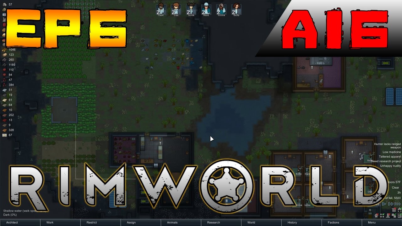 GEOTHERMAL POWER IS A GO! DODGE THE GRENADES! Rimworld Alpha 16 Lets ...