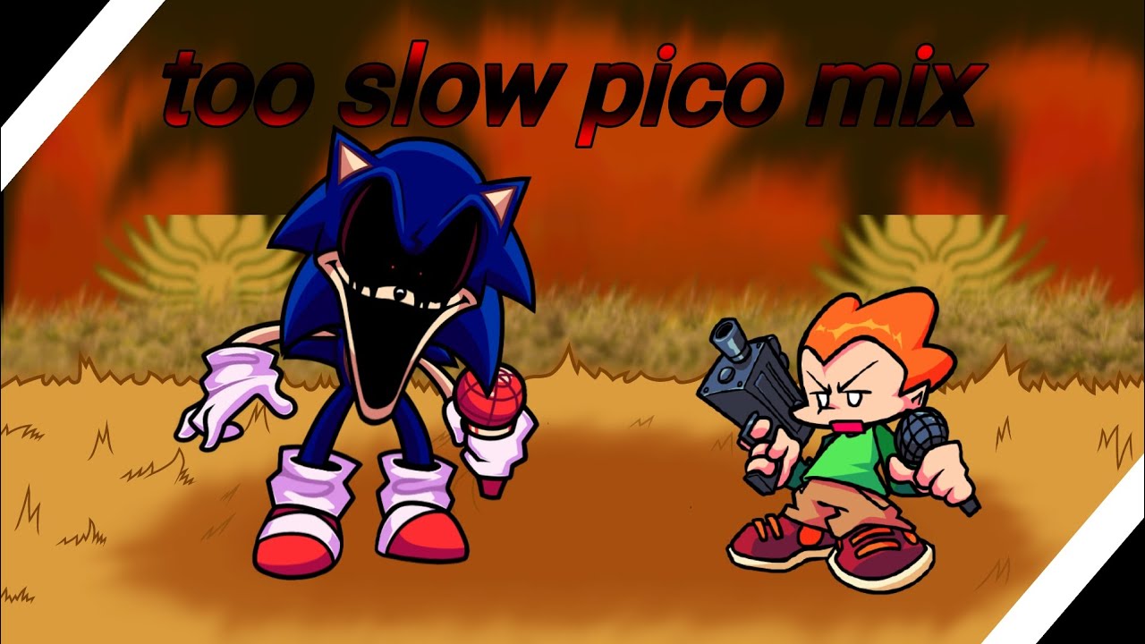 FNF too slow pico mix android Gameplay - YouTube