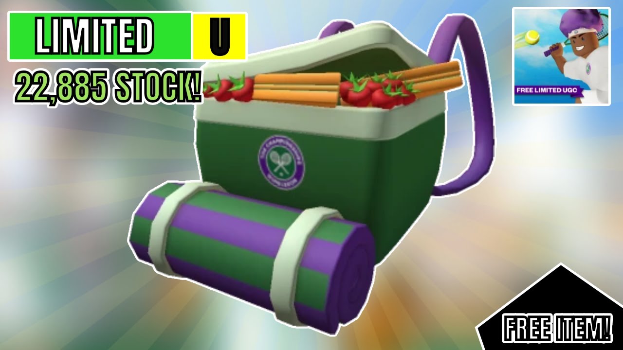 FREE LIMITED | HOW TO GET THE WIMBLEDON PICNIC BACKPACK IN WIMBLEWORLD ...