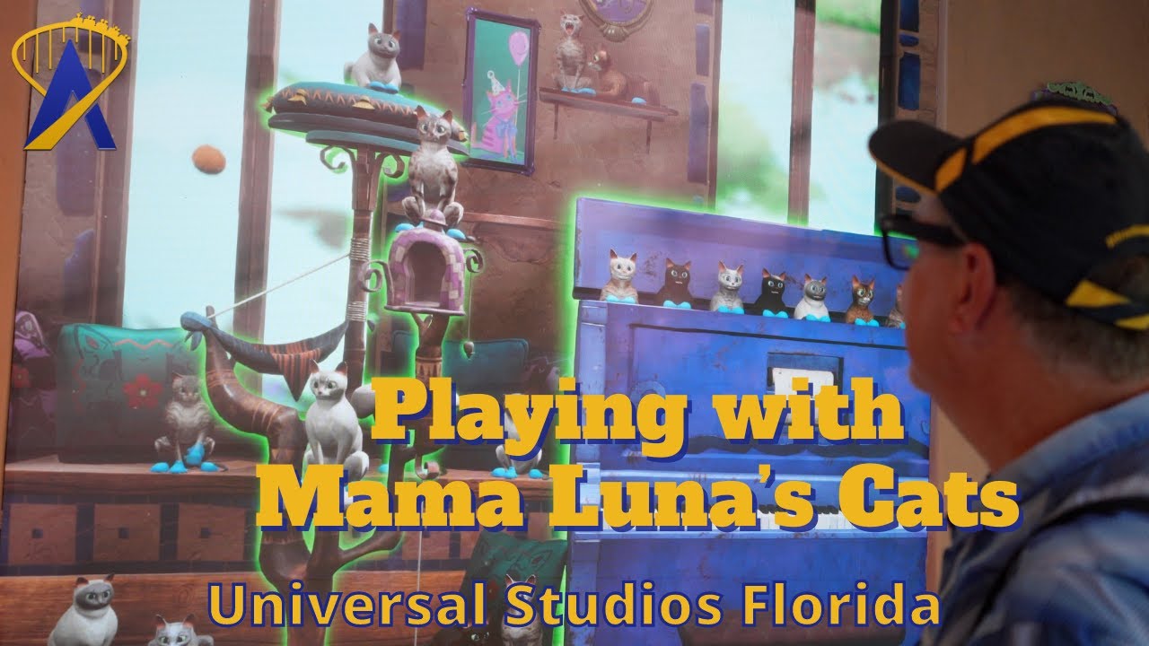 Mama Luna Feline Fiesta at DreamWorks Land at Universal Orlando - YouTube