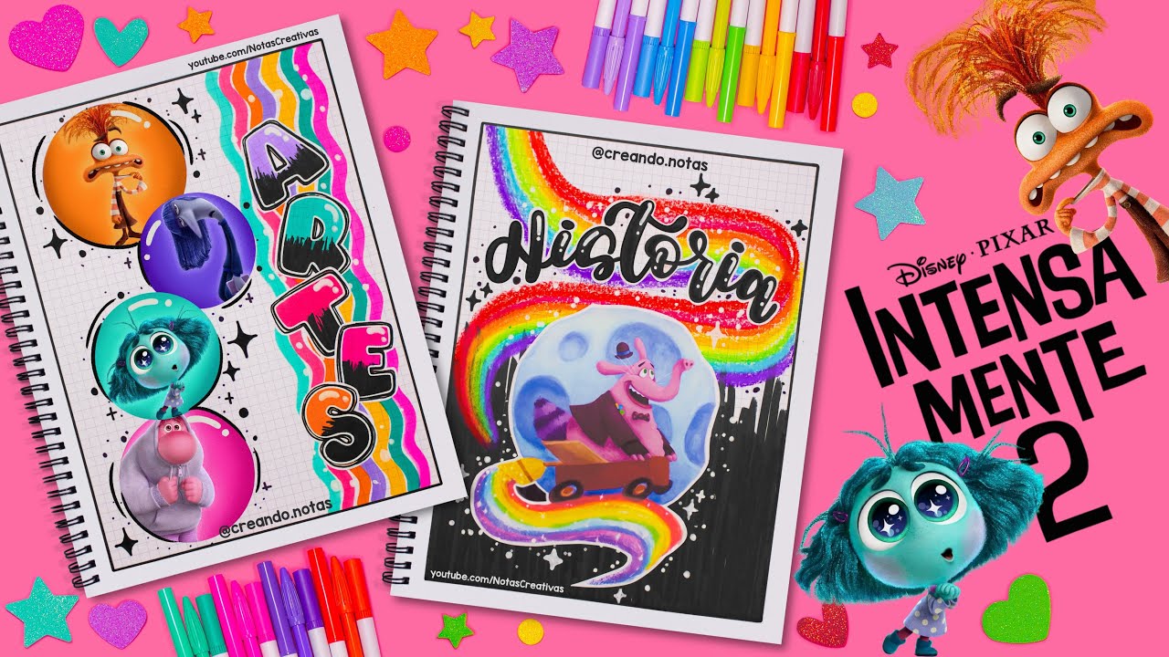 Cómo hacer PORTADAS BONITAS de INTENSAMENTE 2 - #portadas # ...