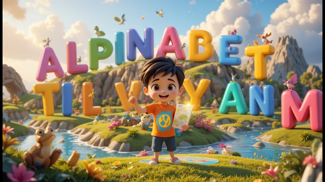 ABC Song from Alphabet Island | Popular Nursery Rhyme | Educational ...