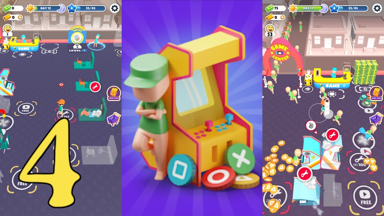 My Arcade Center Gameplay Mobile Game Walkthrough All Levels Android ...