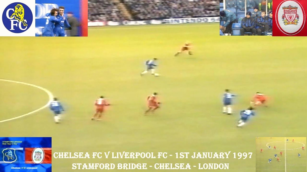 CHELSEA FC V LIVERPOOL FC - 1-0 - 1ST JANUARY 1997 - STAMFORD BRIDGE ...