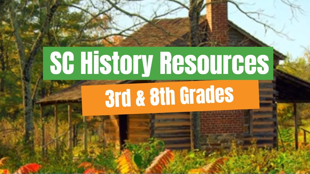 South Carolina History Resources in Discus for 3rd and 8th Grades - YouTube