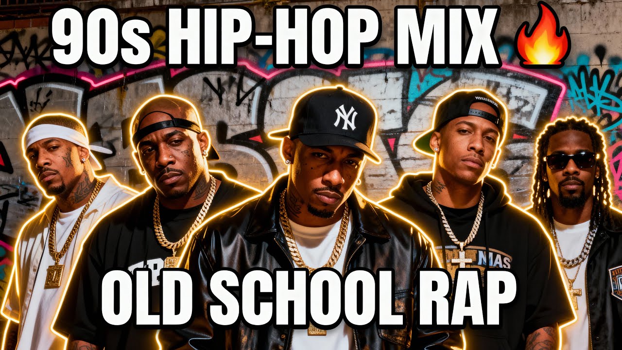 Golden Era 90s Hip-Hop Mix 🎧 Old School Rap Legends – 2Pac, Biggie, Nas ...