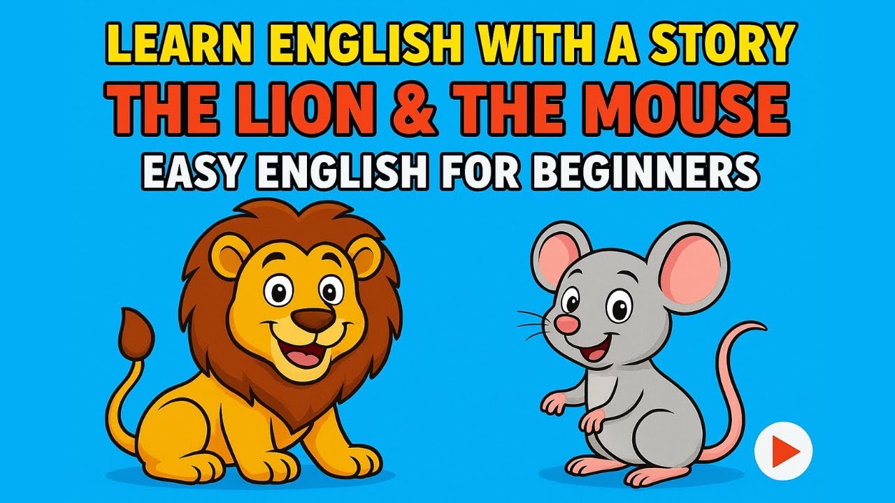 The Lion and the Mouse | Learn English Story for Beginners | Listening ...