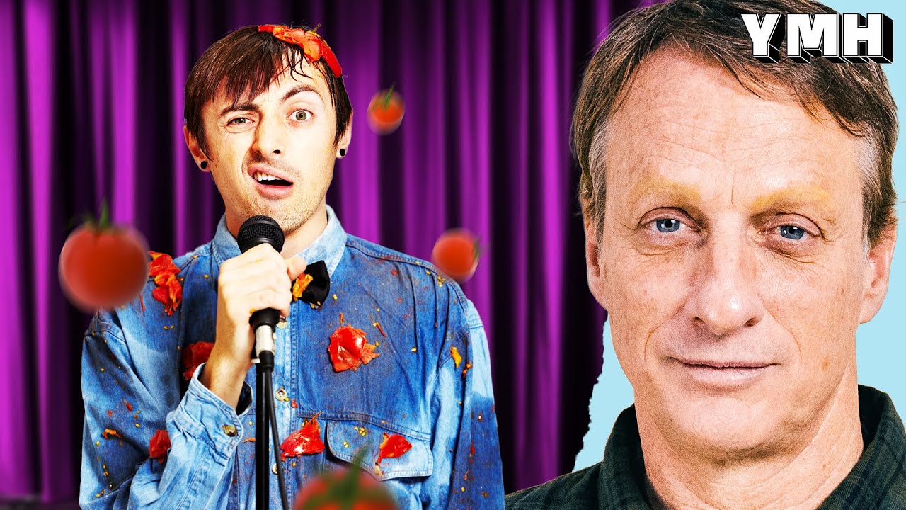 Tony Hawk's Witty Upbringing - 2 Bears, 1 Cave Highlight - YouTube