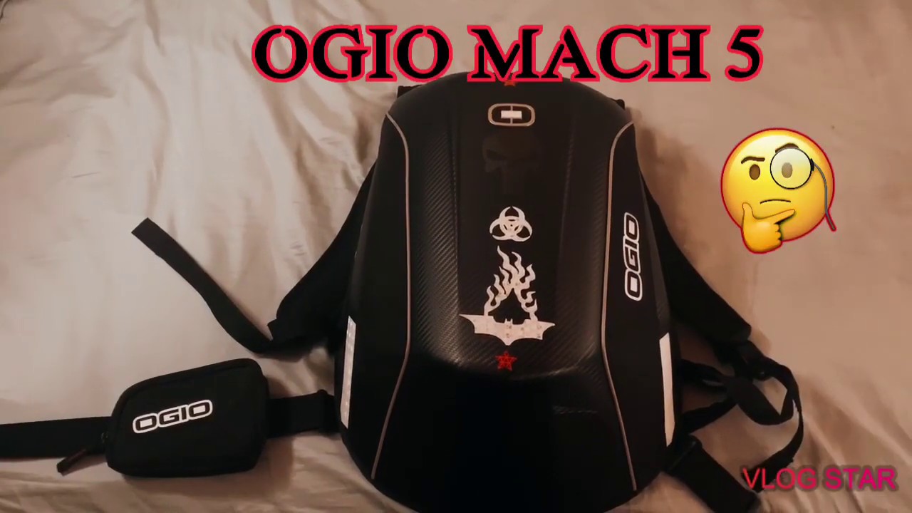 OGIO MACH 5 Motorcycle back pack - YouTube