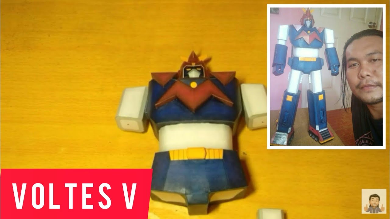 How to make Voltes V - Let's Volt In Papercraft | Fan Art | Collectible ...