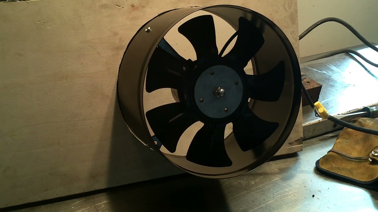 DIY Welding Smoke fume Exhaust Extractor / Venting Fan Cheap - YouTube