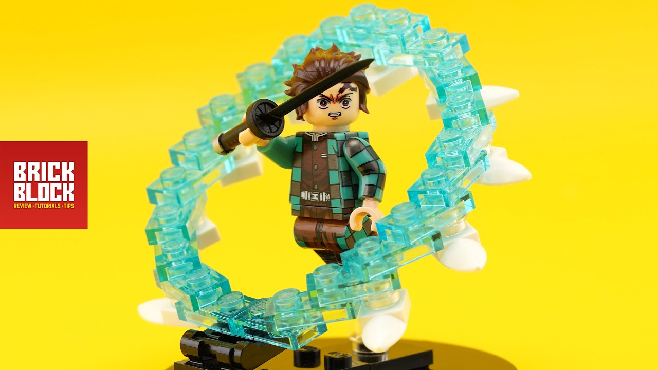 Lego Tutorial Tanjiro Kamado Demon Slayer Minifigure Compatible ...