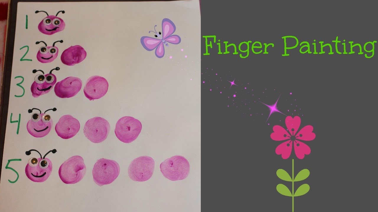 Finger Painting Activity - YouTube
