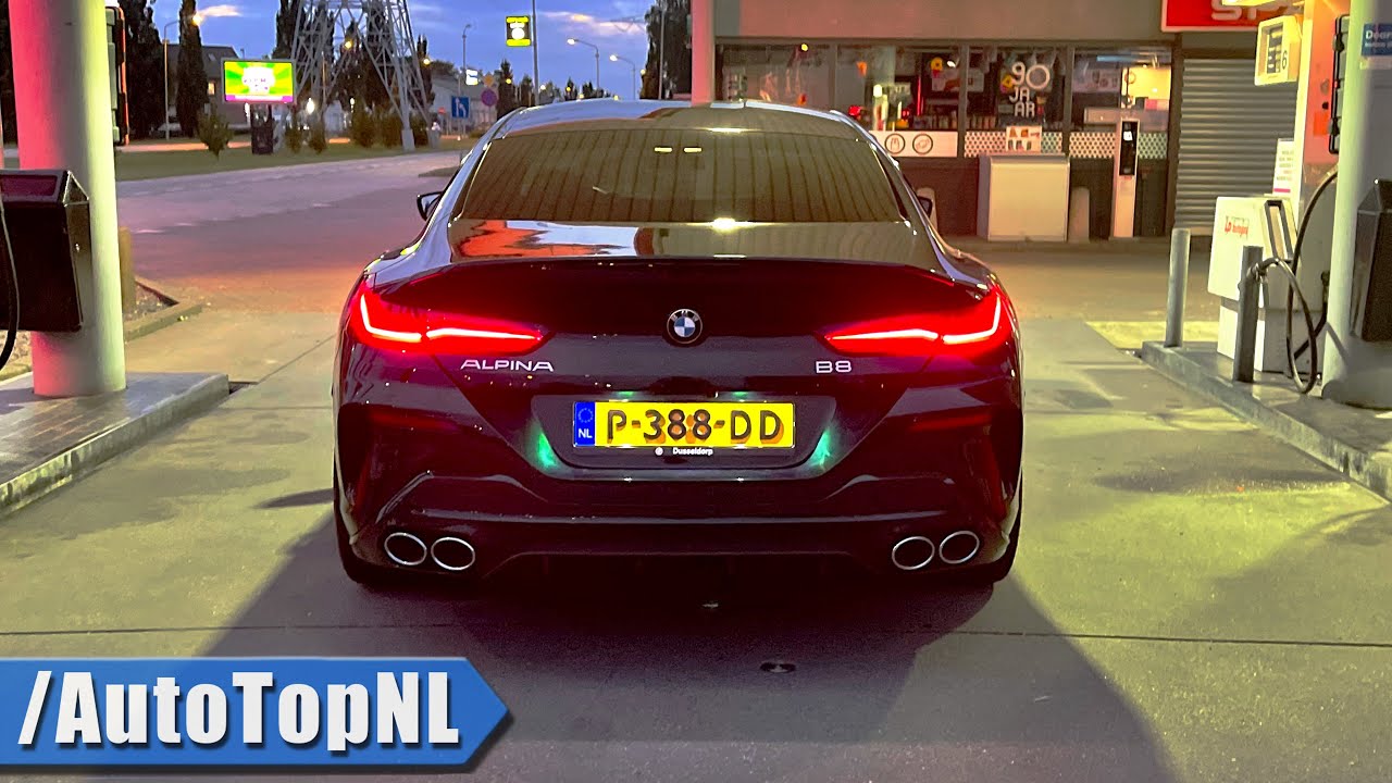 BMW ALPINA B8 *NIGHT DRIVE POV* by AutoTopNL - YouTube