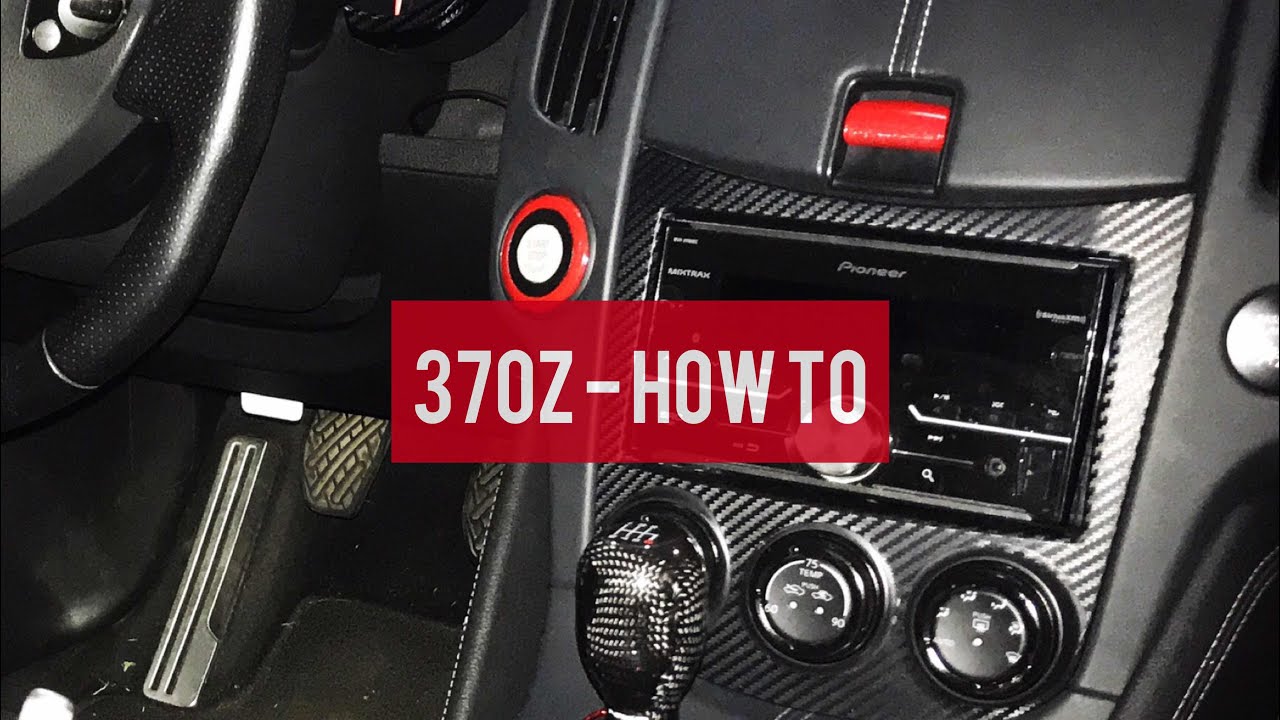 370Z - How To Disassemble the Center Console - YouTube