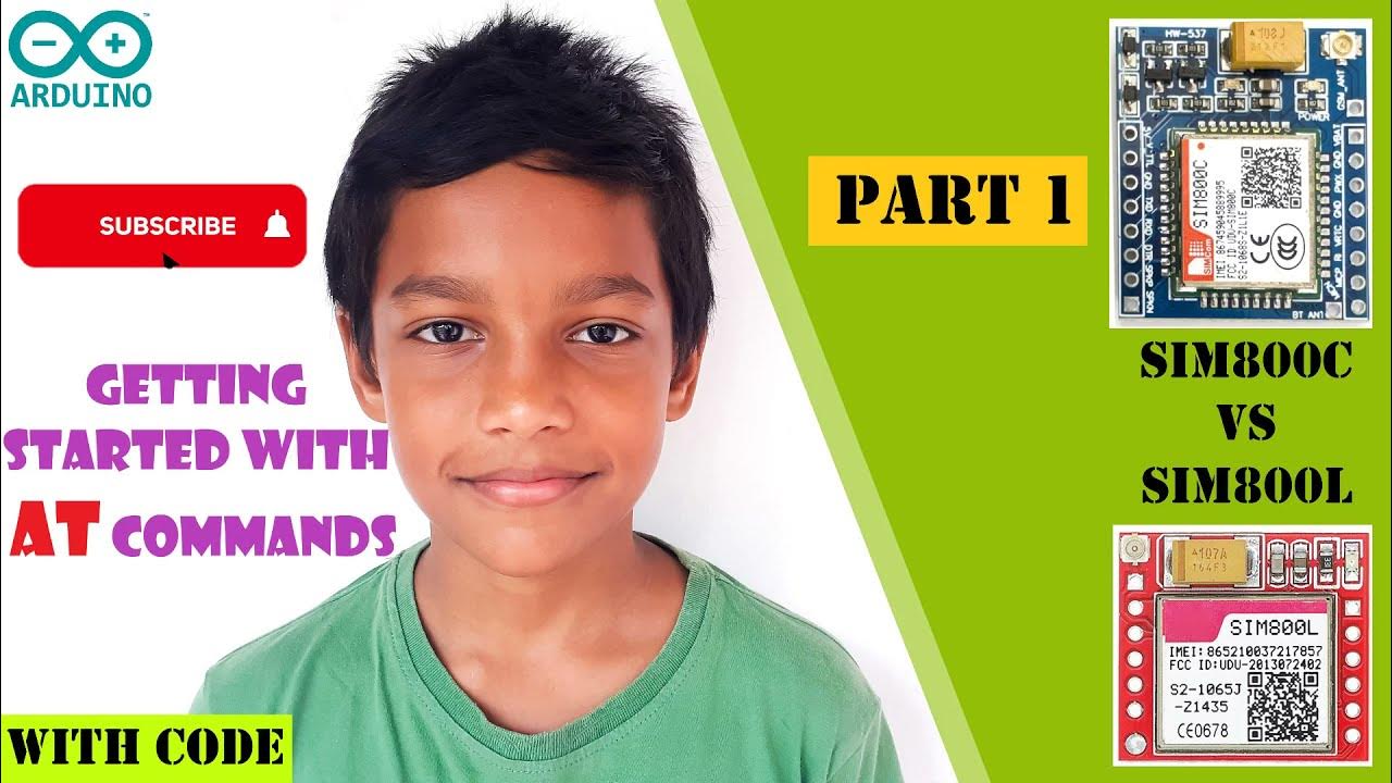 SIM800C & SIM800L GSM Module Send/Receive SMS, Make a Call & DTMF using ...