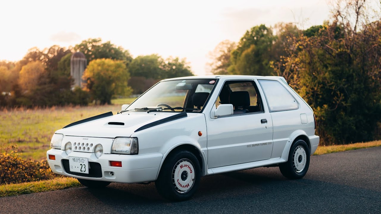 1989 Nissan March Super Turbo - On-board - YouTube