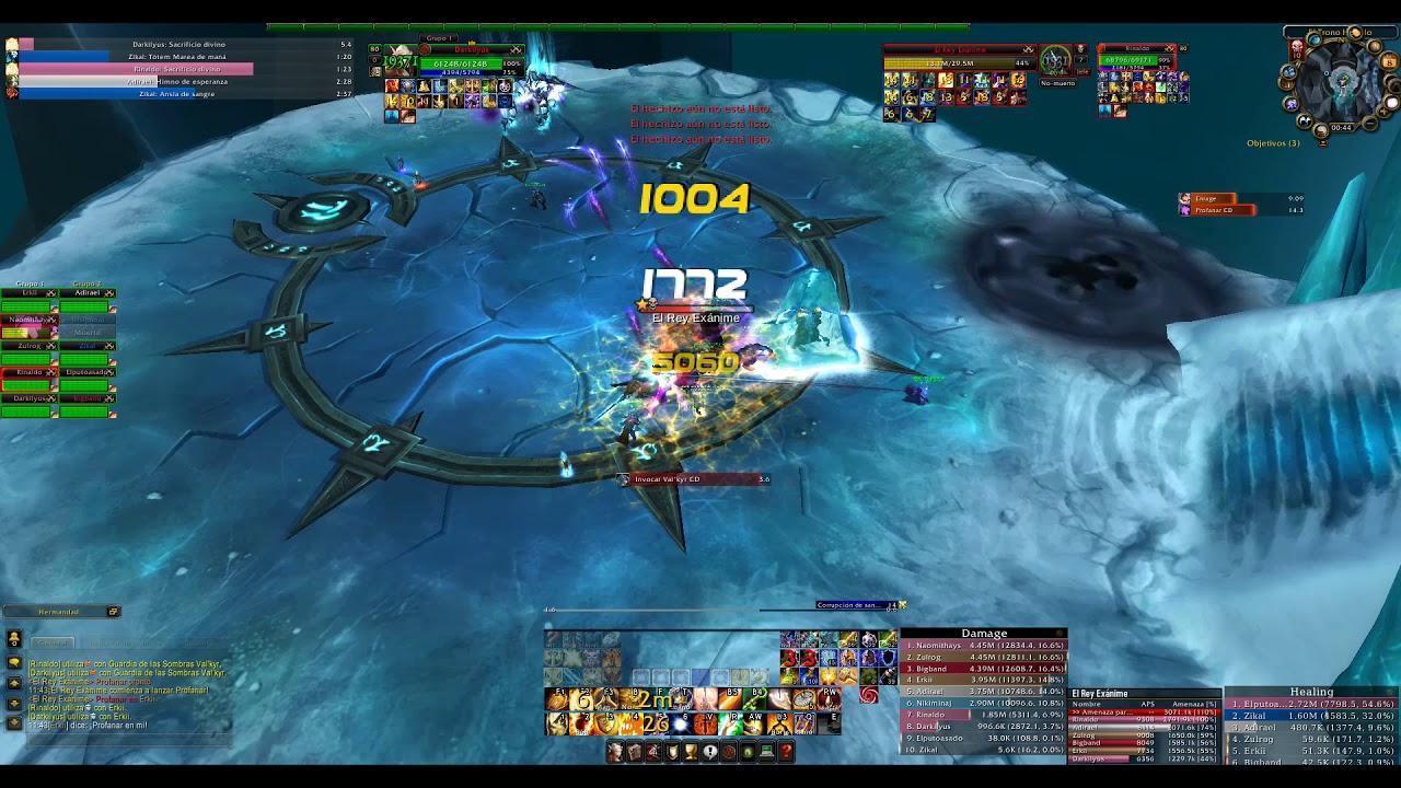 Lich King 10 HC - Wow Fenix // PoV Paladin Protección - YouTube