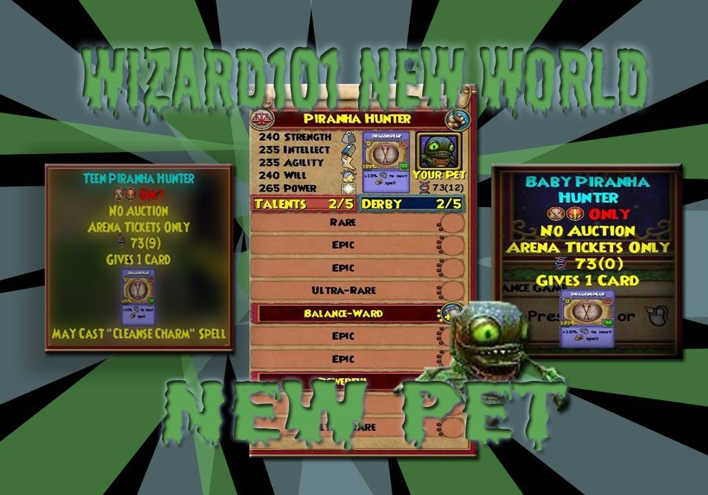 Wizard101 New World : New Pet! - YouTube