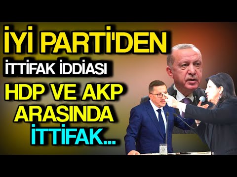 HDP VE AKP ARASIN'DA İTTİFAK İDDİASI. İYİ PARTİLİSİ İSİM AÇIKLADI