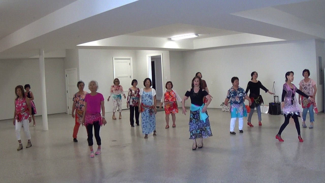 Safety Bay Waltz - Line Dance by Wanda Heldt ( Perth WA ) - YouTube
