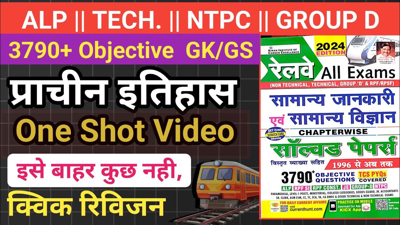 Kiran Railway Book, Kiran Railway History, 3790 Objective Railway Book, kiran Railway Science ...