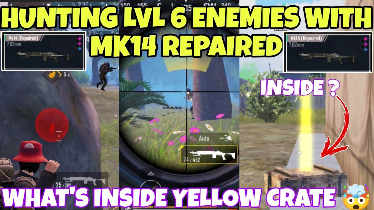 HUNTING LEVEL 6 ENEMIES WITH MK14 REPAIRED 🥵 METRO ROYALE CHAPTER 13 ...