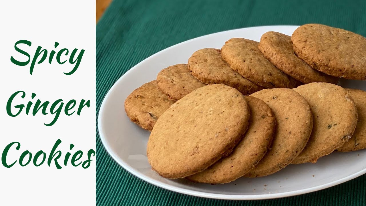Spicy Ginger Cookies | Tea time Cookies | (with ENGLISH and ARABIC ...