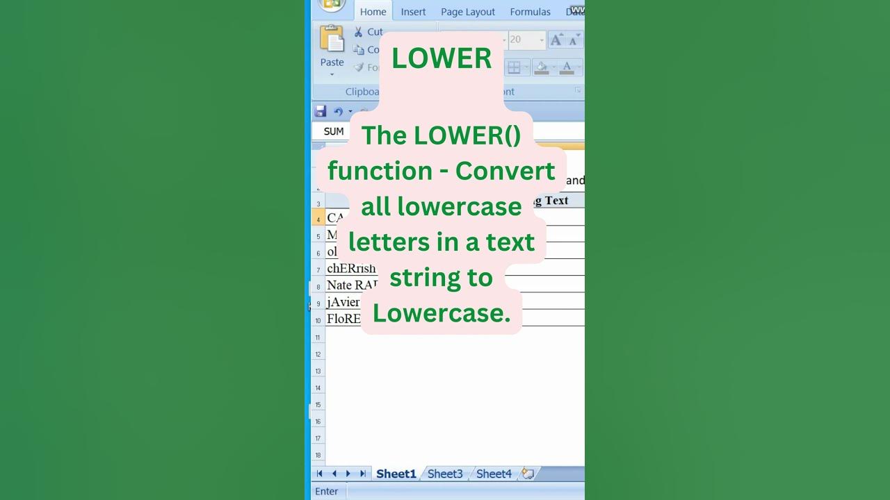 Change Text To Upper Lower Proper Case Letters In Excel Tip Of The change-text-to-upper-lower-proper-case-letters-in-excel-tip-of-the